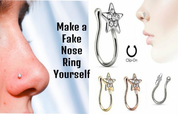 What can I use as a fake nose ring?